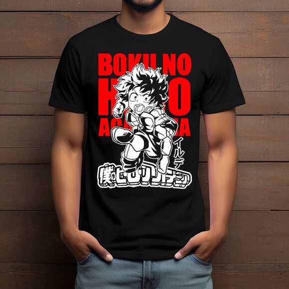 Shirts | Custom Midoriya Mha Anime Tshirt | Poshmark